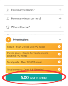 Bet Builder - OlyBet Piedāvājumi